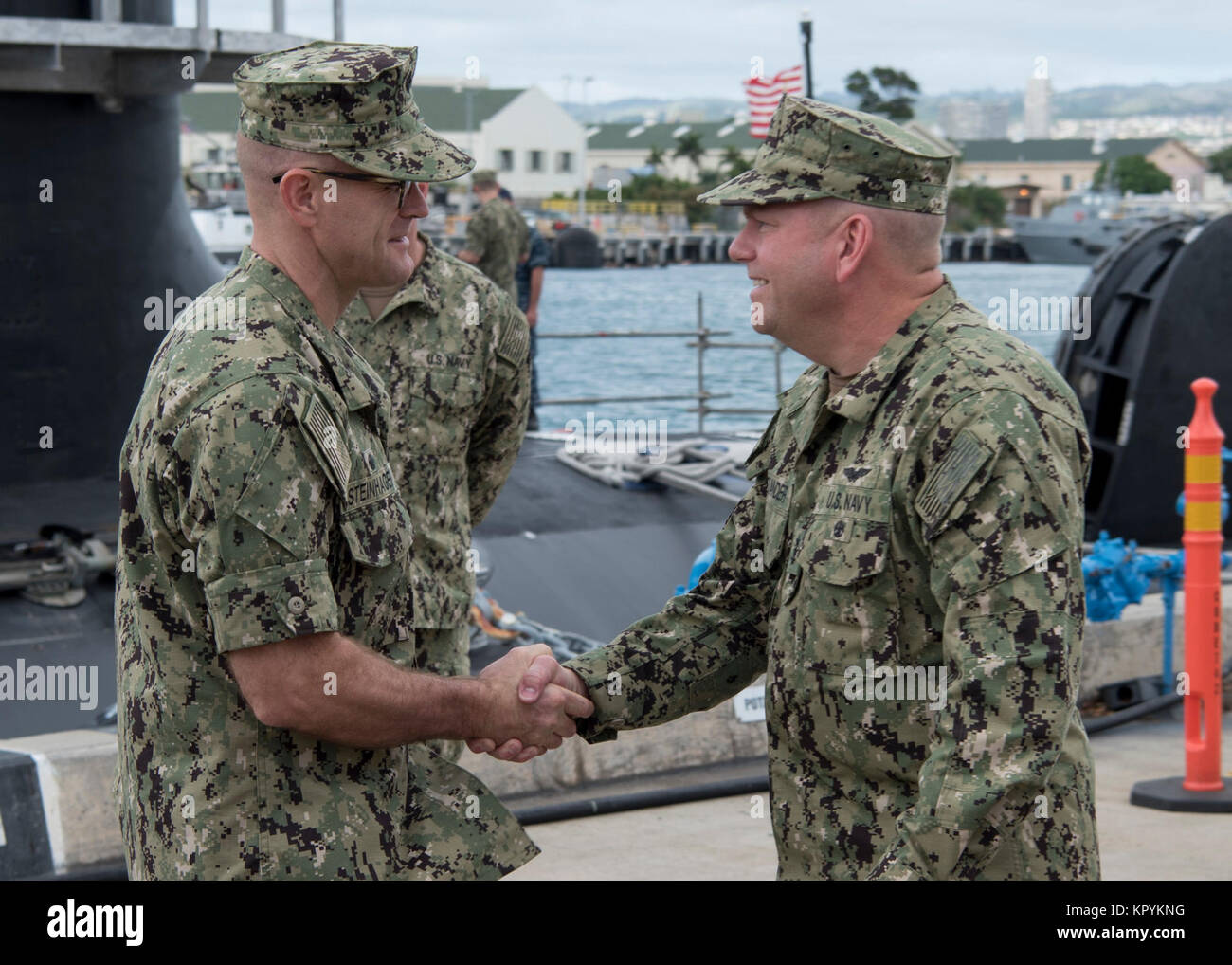 Commander submarine force pacific fleet hi-res stock photography and ...