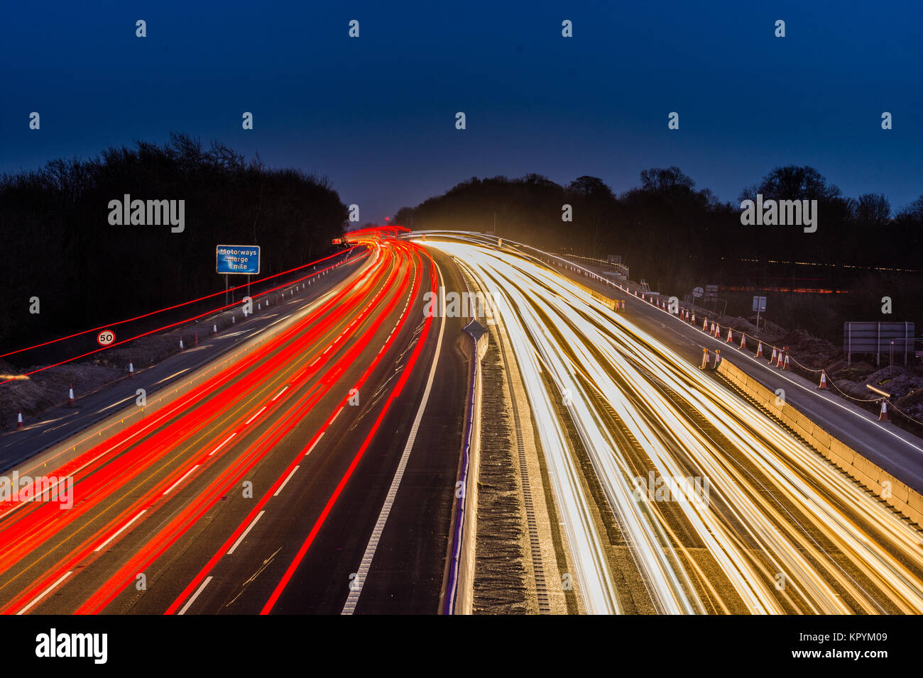 M1 road sign hi-res stock photography and images - Alamy
