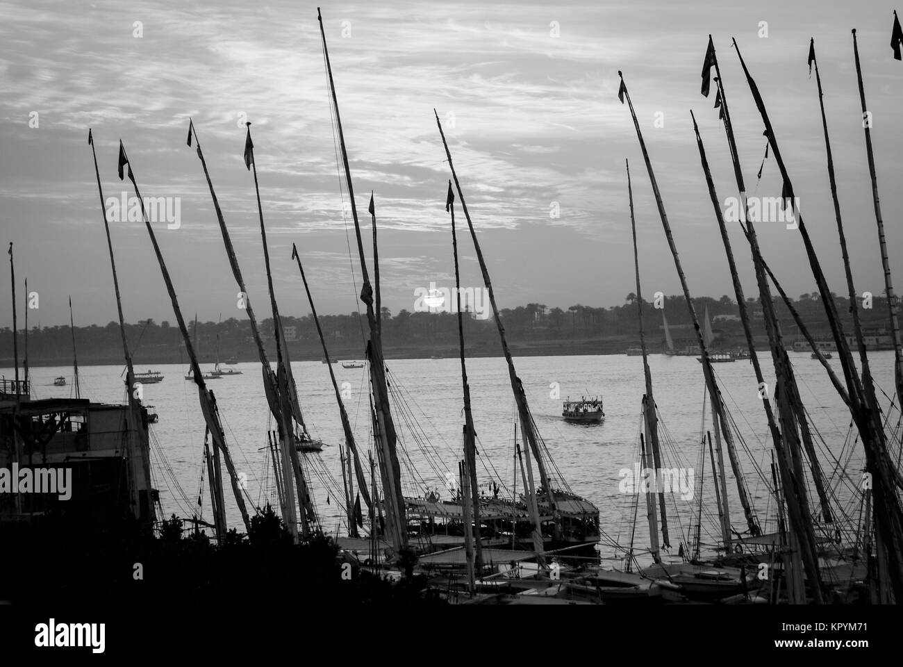 River nile travel Black and White Stock Photos & Images - Alamy