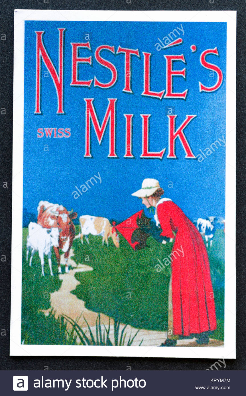 Nestles milk advert hi-res stock photography and images - Alamy