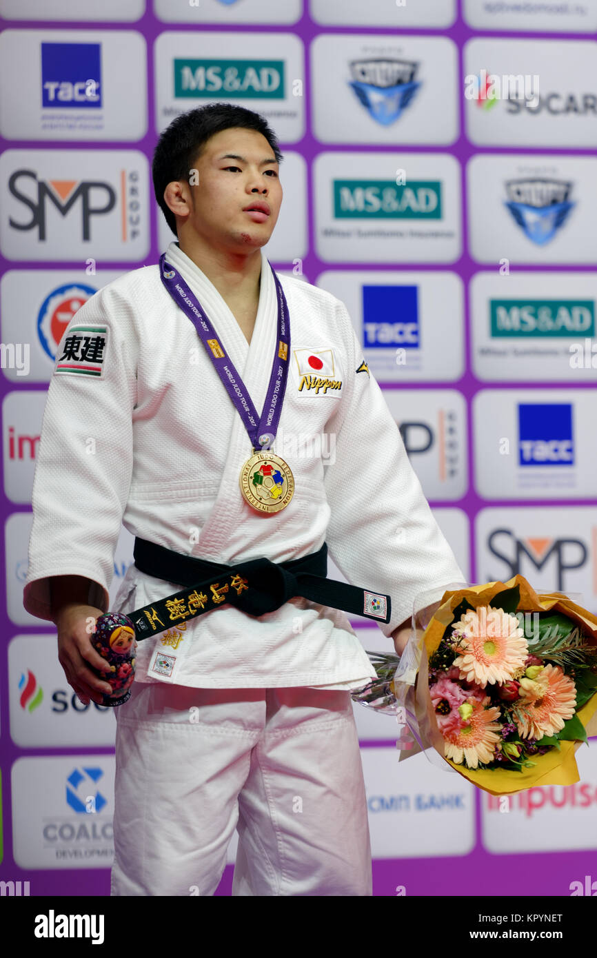 St. Petersburg, Russia - December 16, 2017: Ryuju Nagayama, Japan ...