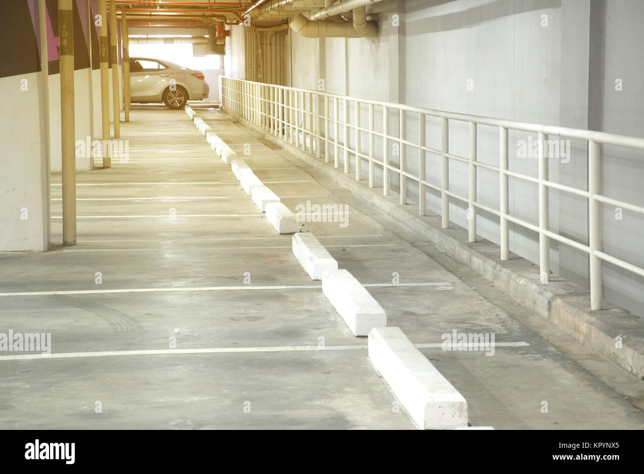 Car parking garage interior inside a building Stock Photo - Alamy