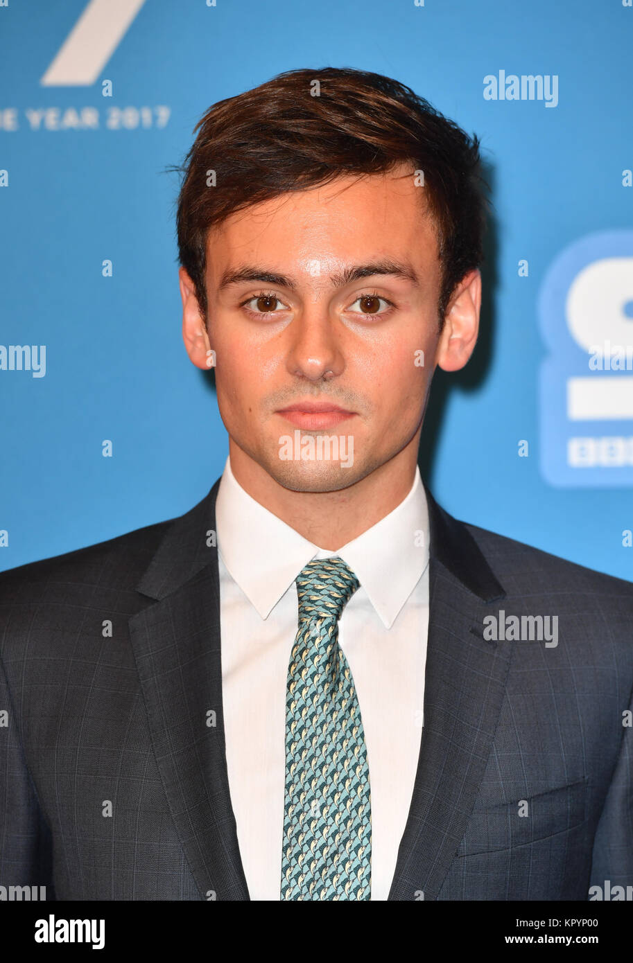 Tom Daley during the red carpet arrivals for BBC Sports Personality of ...