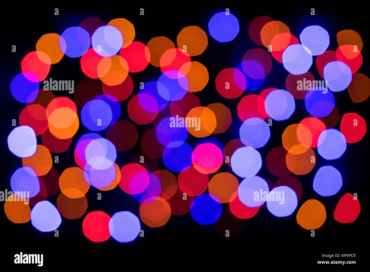 Decorative multicolour bubbles, Christmas concept Stock Photo - Alamy