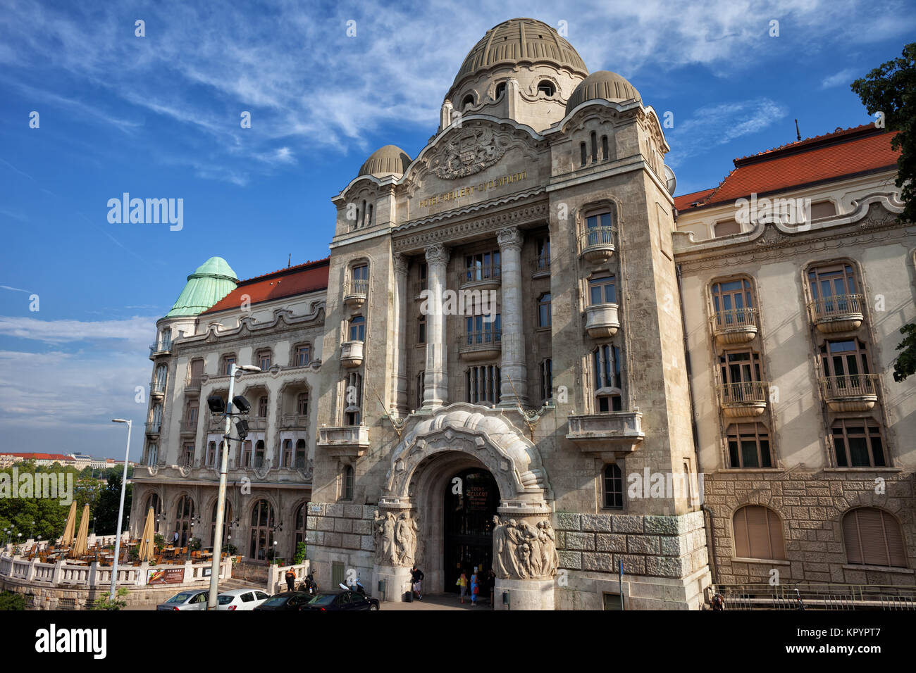 Hotel Gellert in Budapest, Art Nouveau style architecture, city ...