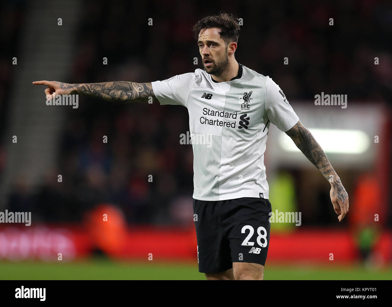 Liverpool's Danny Ings during the Premier League match at the Vitality ...
