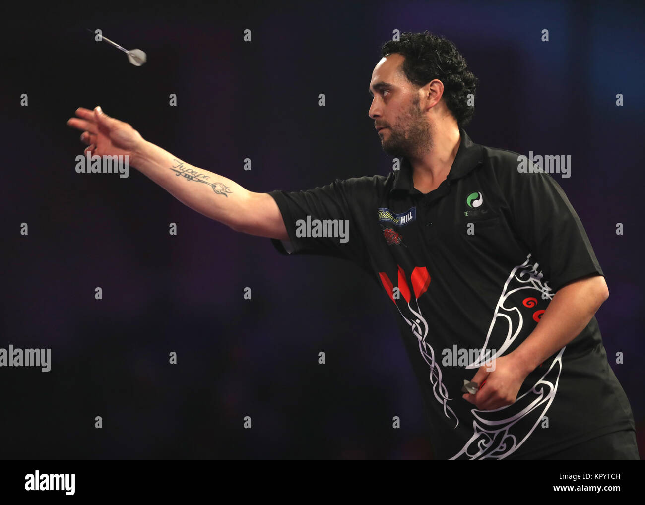 Cody Harris during day four of the William Hill World Darts ...