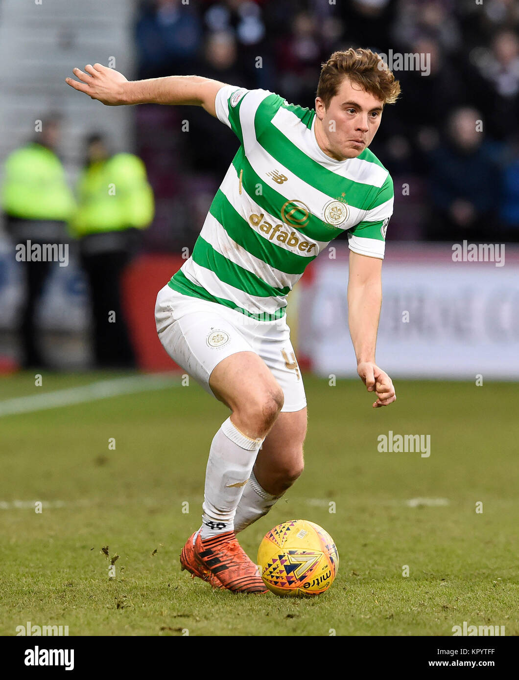 Celtic's James Forrest in action during the Ladbrokes Scottish ...
