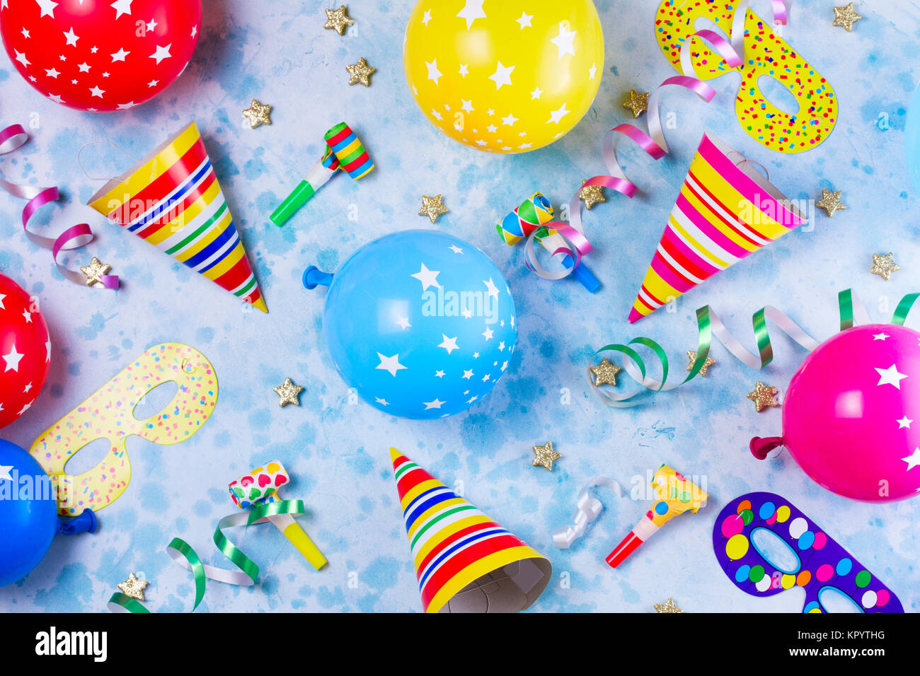 Bright colorful carnival or party scene Stock Photo - Alamy