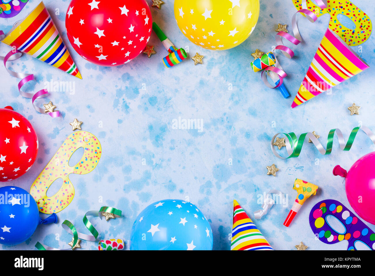 Bright colorful carnival or party scene Stock Photo - Alamy