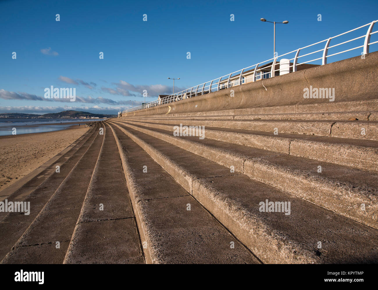 Baglan Bay and Aberavon Sands, West Glamorgan, South Wales, UK Stock ...