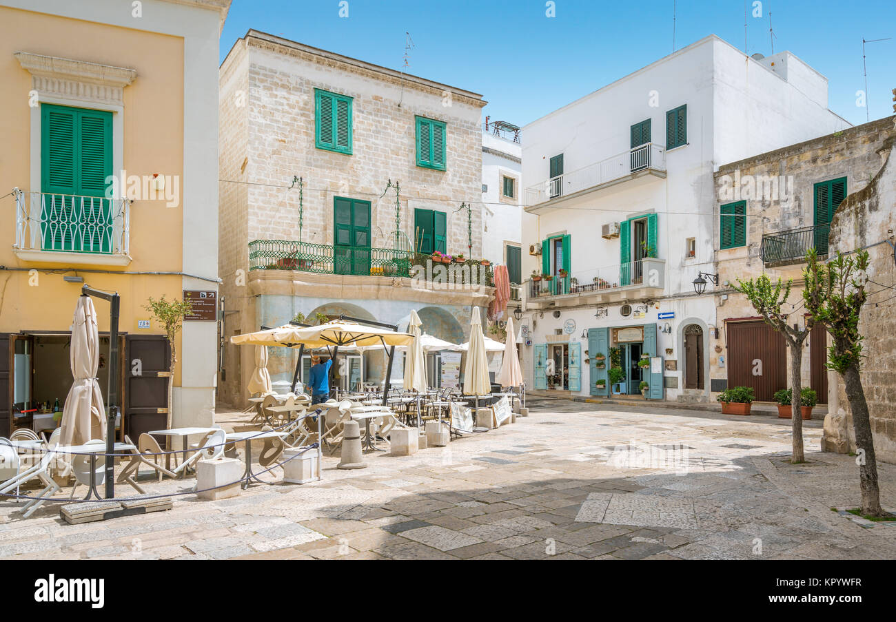 Scenic sight in Monopoli, Bari Province, Puglia (Apulia), southern ...