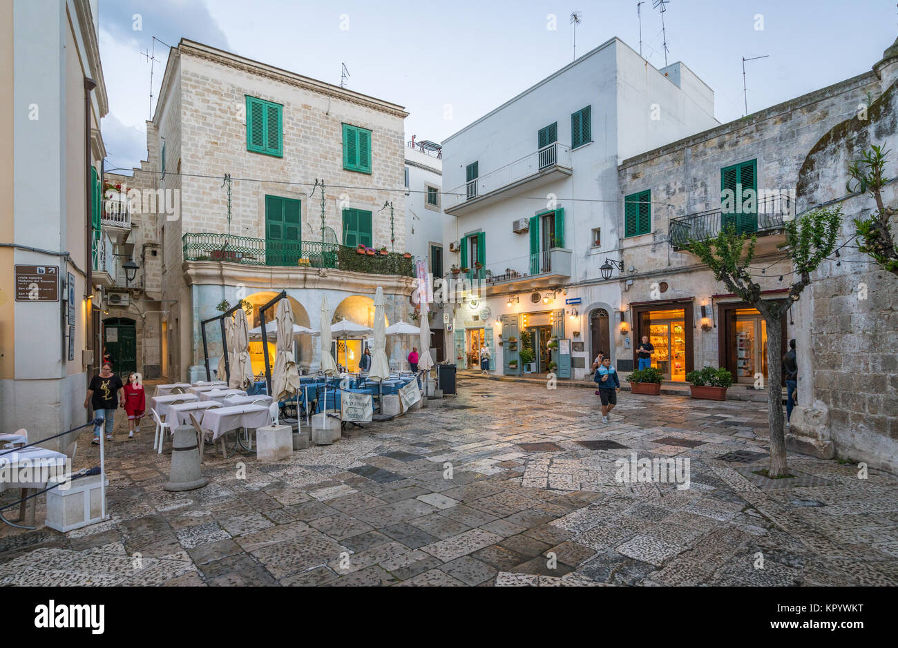 Scenic sight in Monopoli, Bari Province, Puglia (Apulia), southern ...