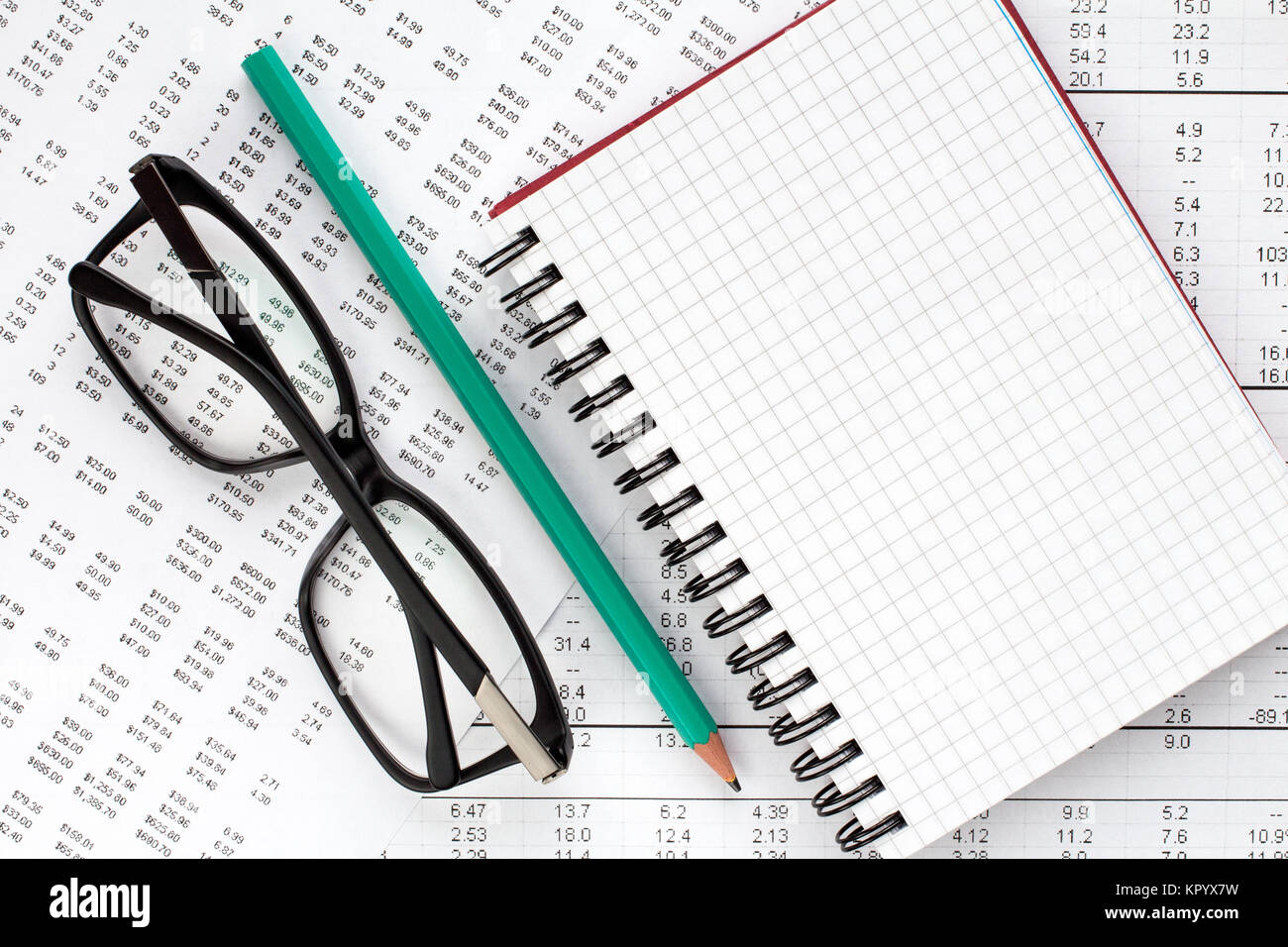 Financial paperwork and business economy Stock Photo - Alamy