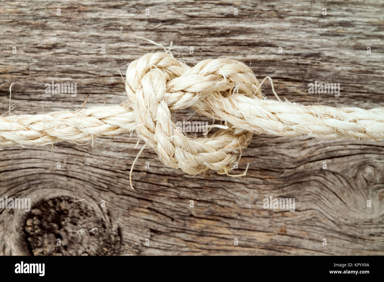 Sisal rope with knot hi-res stock photography and images - Alamy