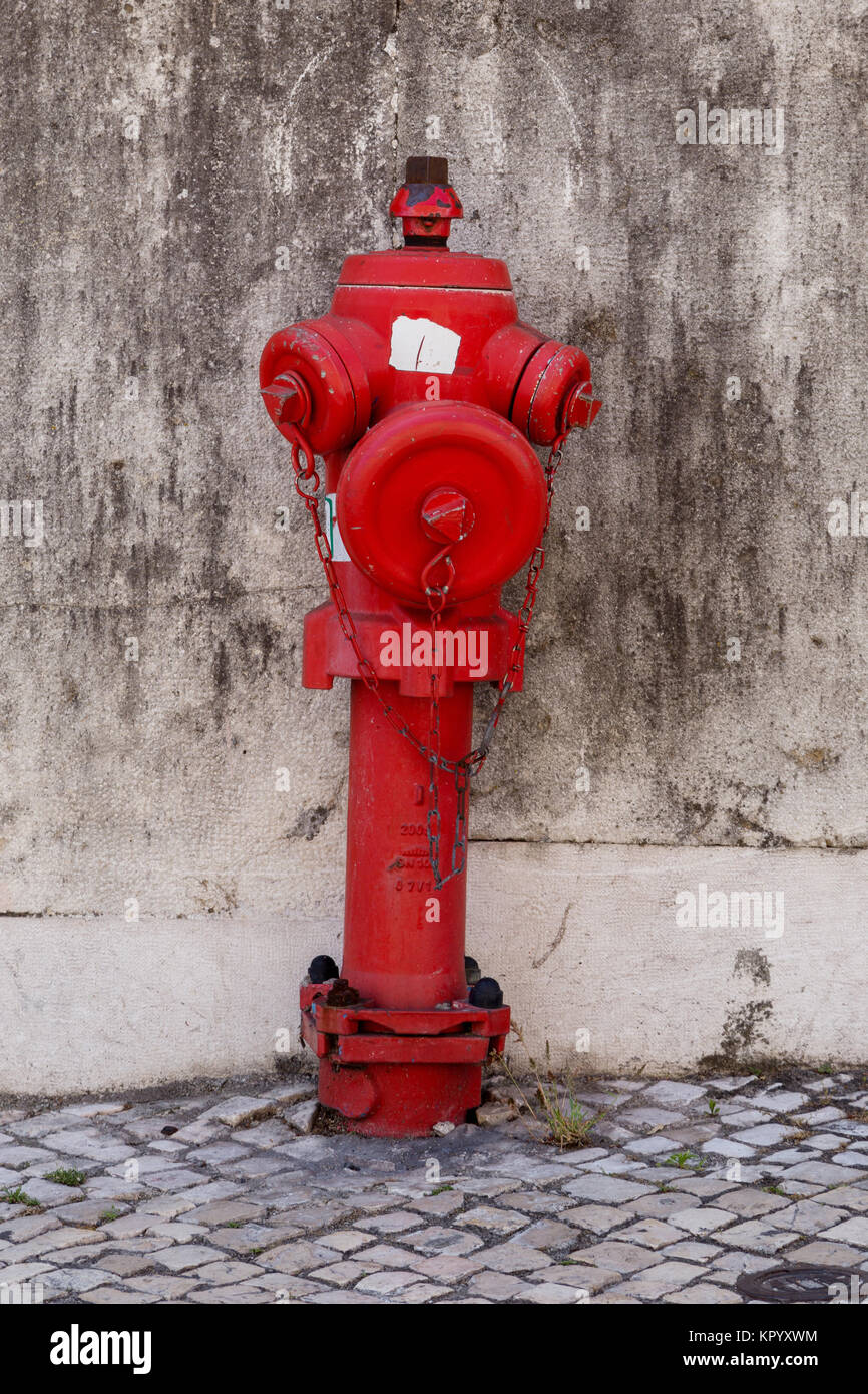 fire water coming a street hydrant Stock Photo - Alamy