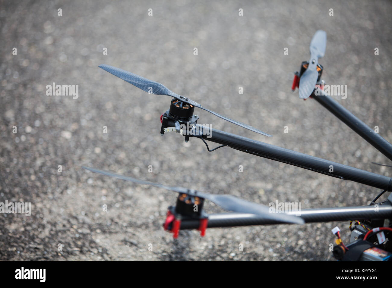Drone propeller detail Stock Photo - Alamy