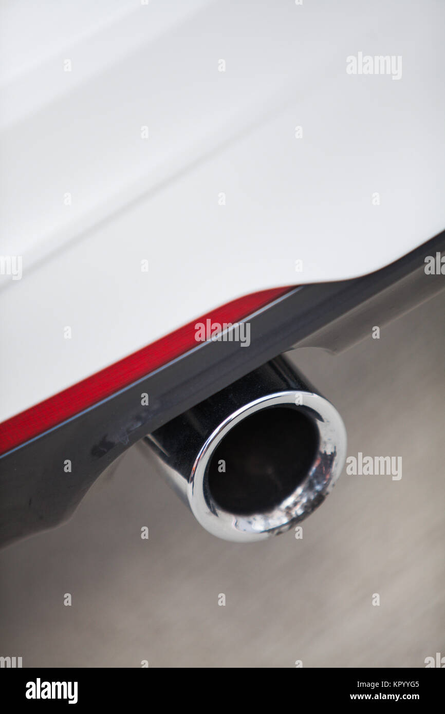 Car exhaust detail Stock Photo - Alamy