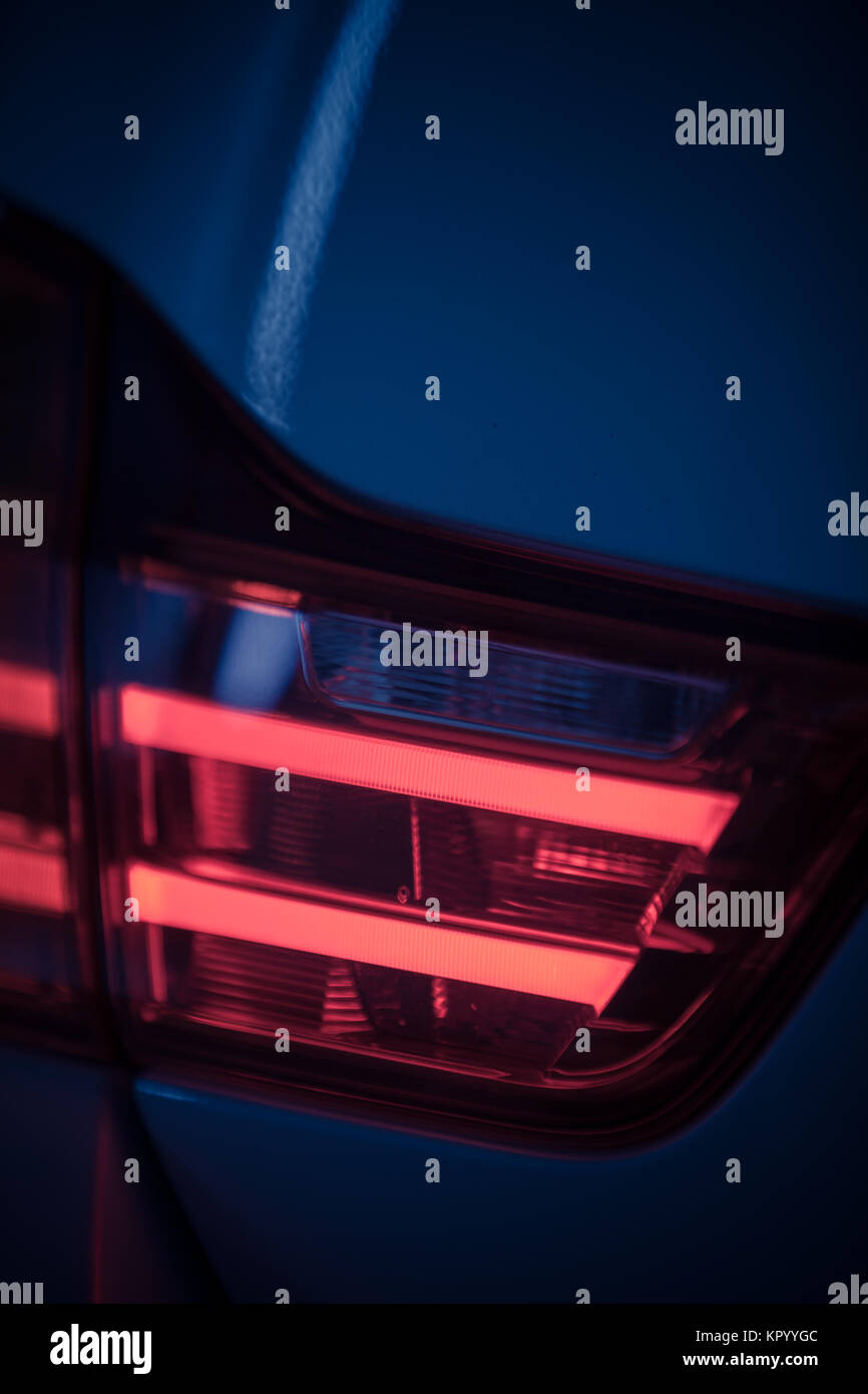 Rear light of a car Stock Photo - Alamy