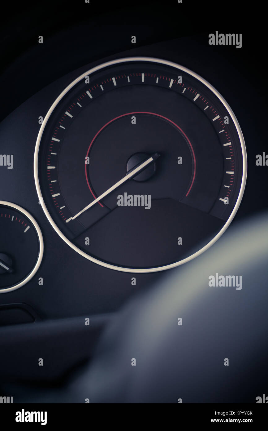 Car speedometer detail Stock Photo - Alamy