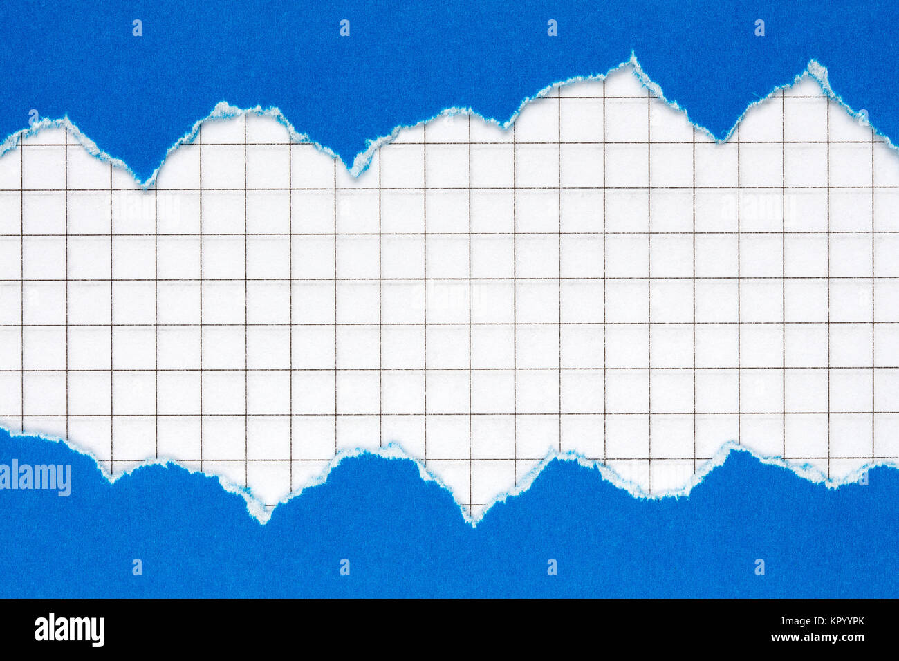 Squared paper torn hi-res stock photography and images - Alamy