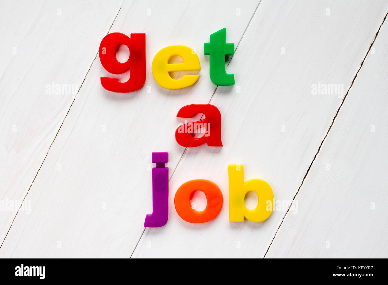 Get a job Stock Photo - Alamy