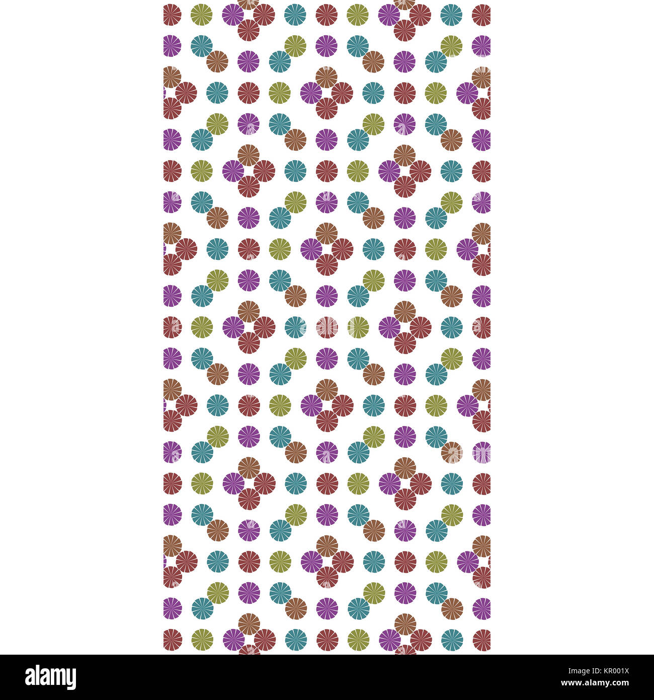 Multicoloed Circles Geometric Pattern Stock Photo - Alamy