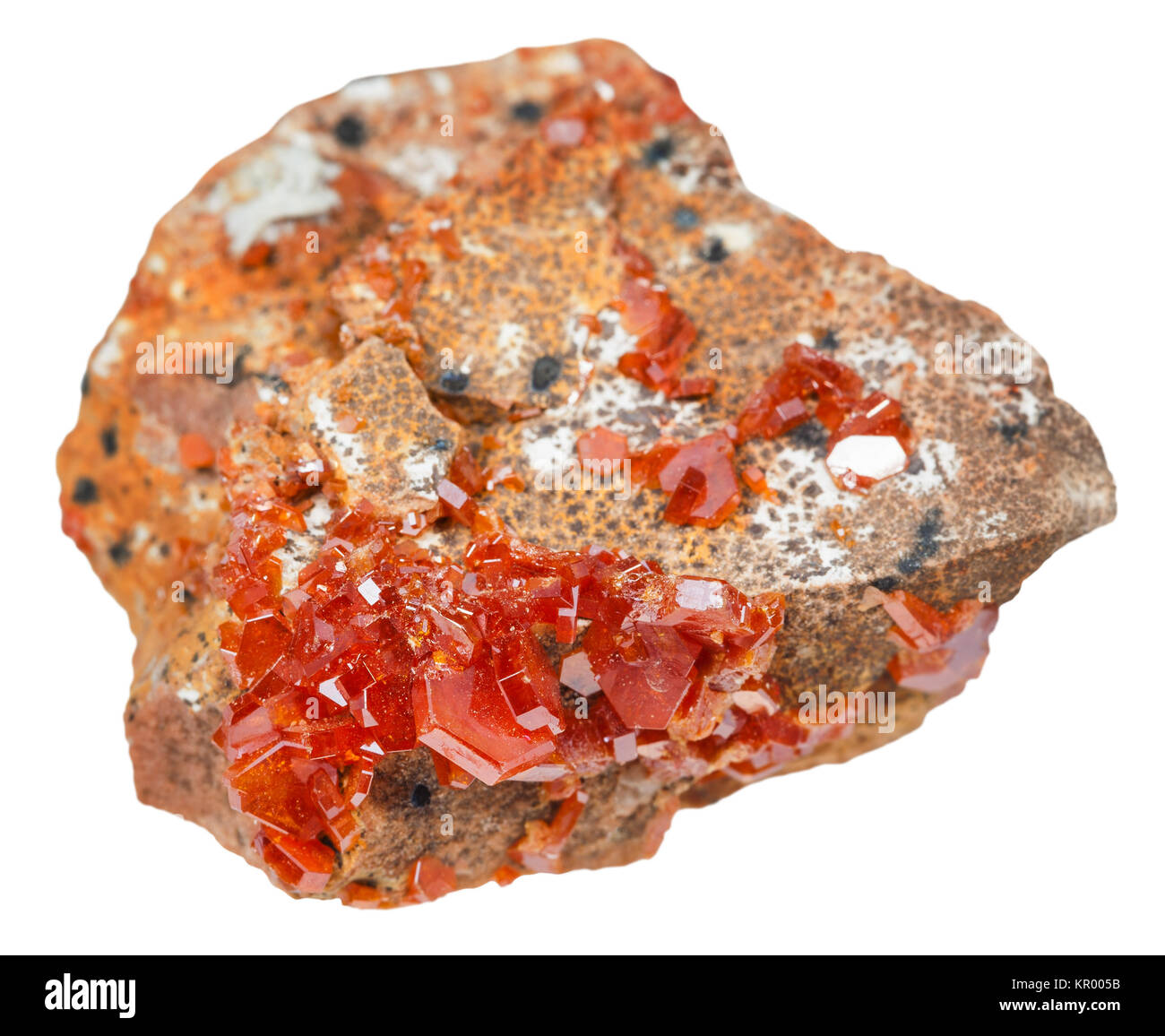 Red Vanadinite Crystals High Resolution Stock Photography and Images ...