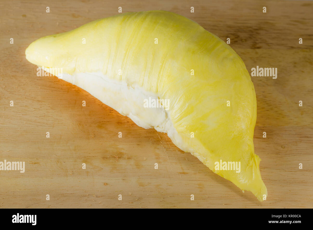 durian on the wood Stock Photo - Alamy
