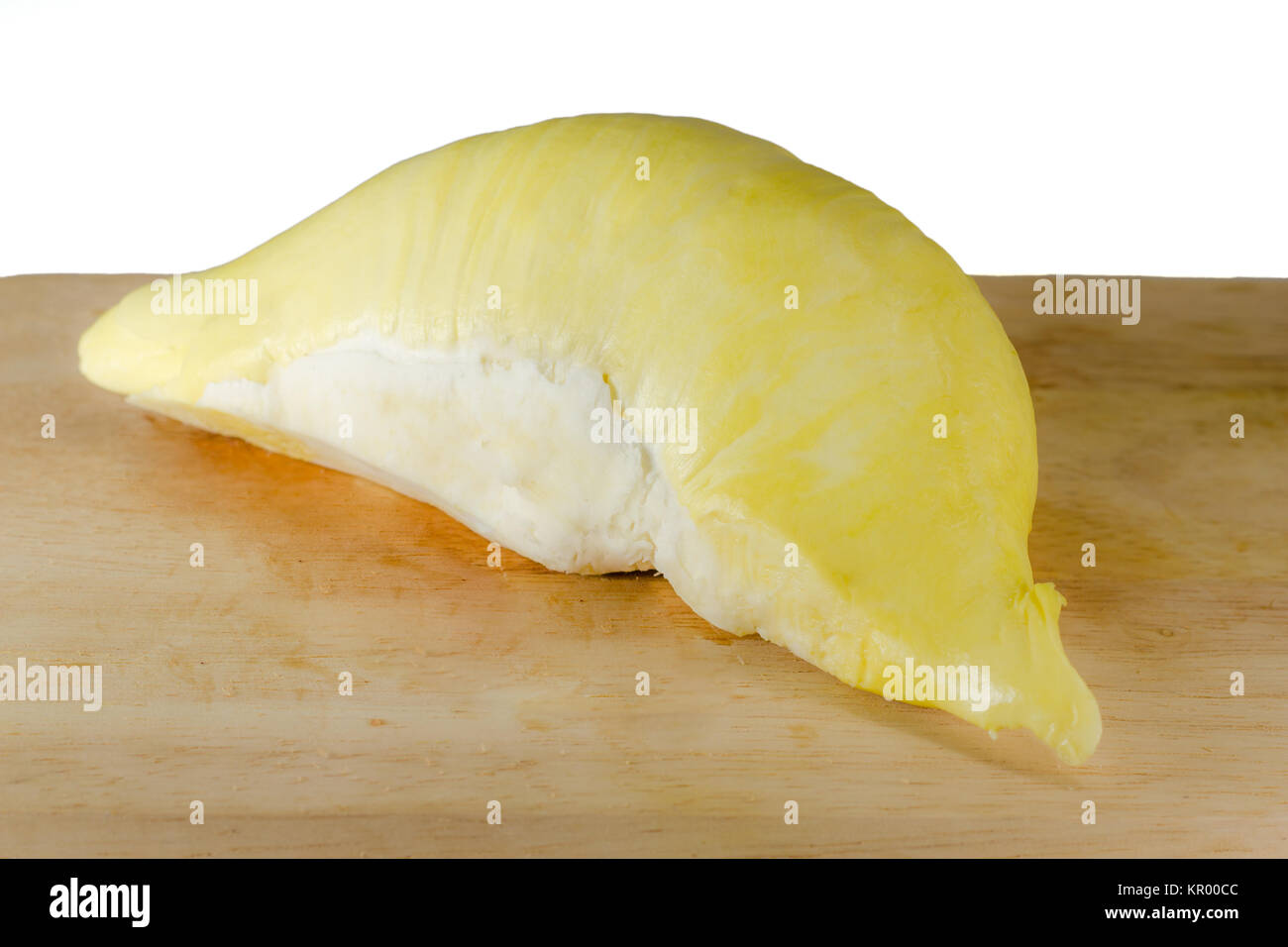 durian on the wood Stock Photo - Alamy