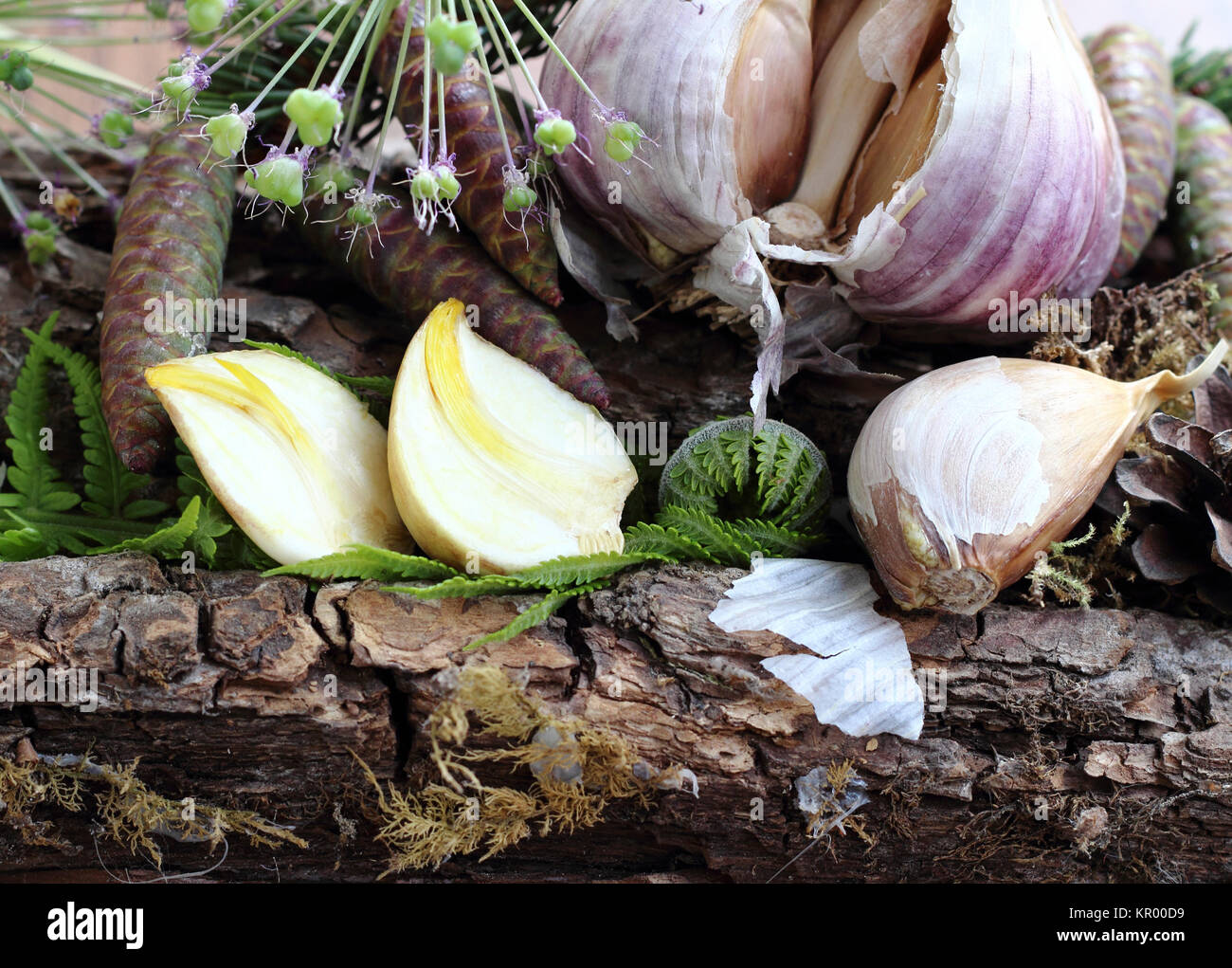 Dried garlic cloves Stock Photo - Alamy