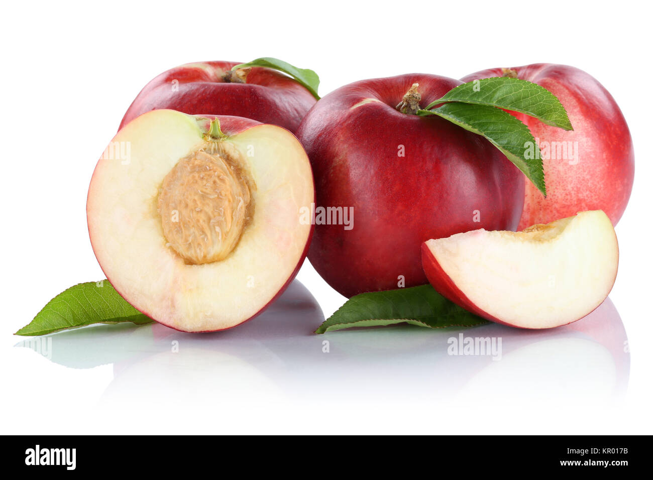 nectarine nectarine fruit fruits cut half isolated exempted fruit cut ...