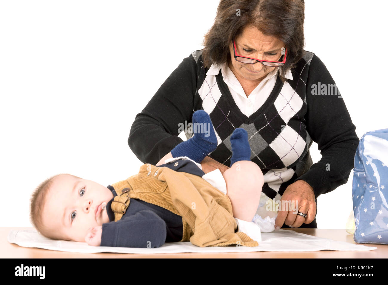 Old adult woman diaper hi-res stock photography and images - Alamy