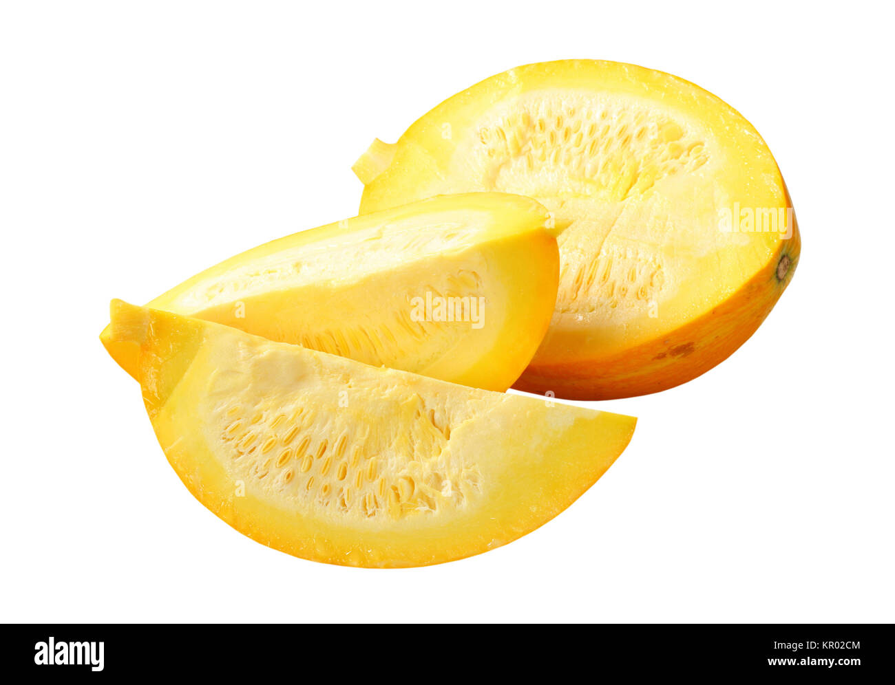cut pumpkin isolated on white Stock Photo - Alamy