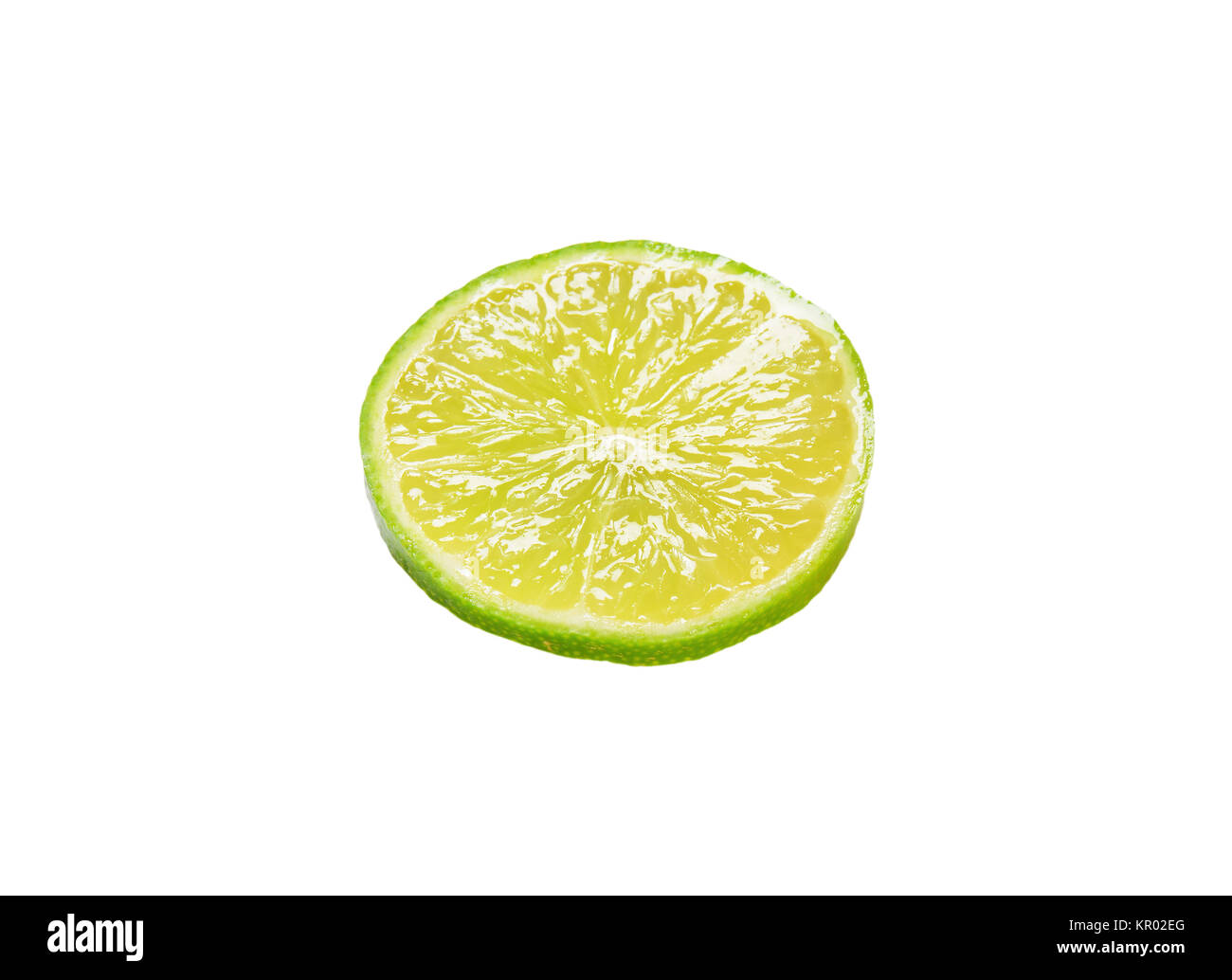 slice of lime Stock Photo - Alamy