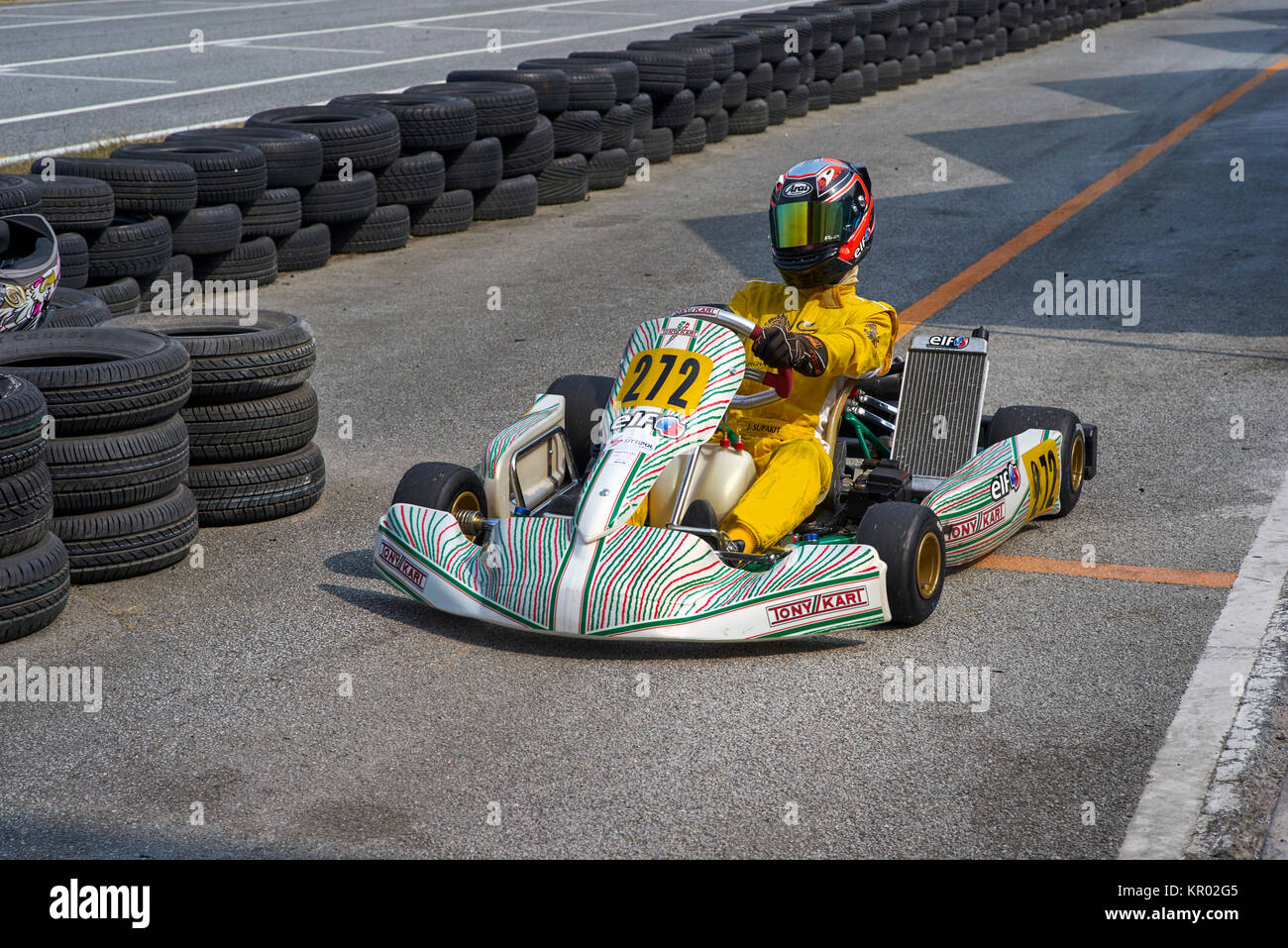 Go kart lane hi-res stock photography and images - Alamy