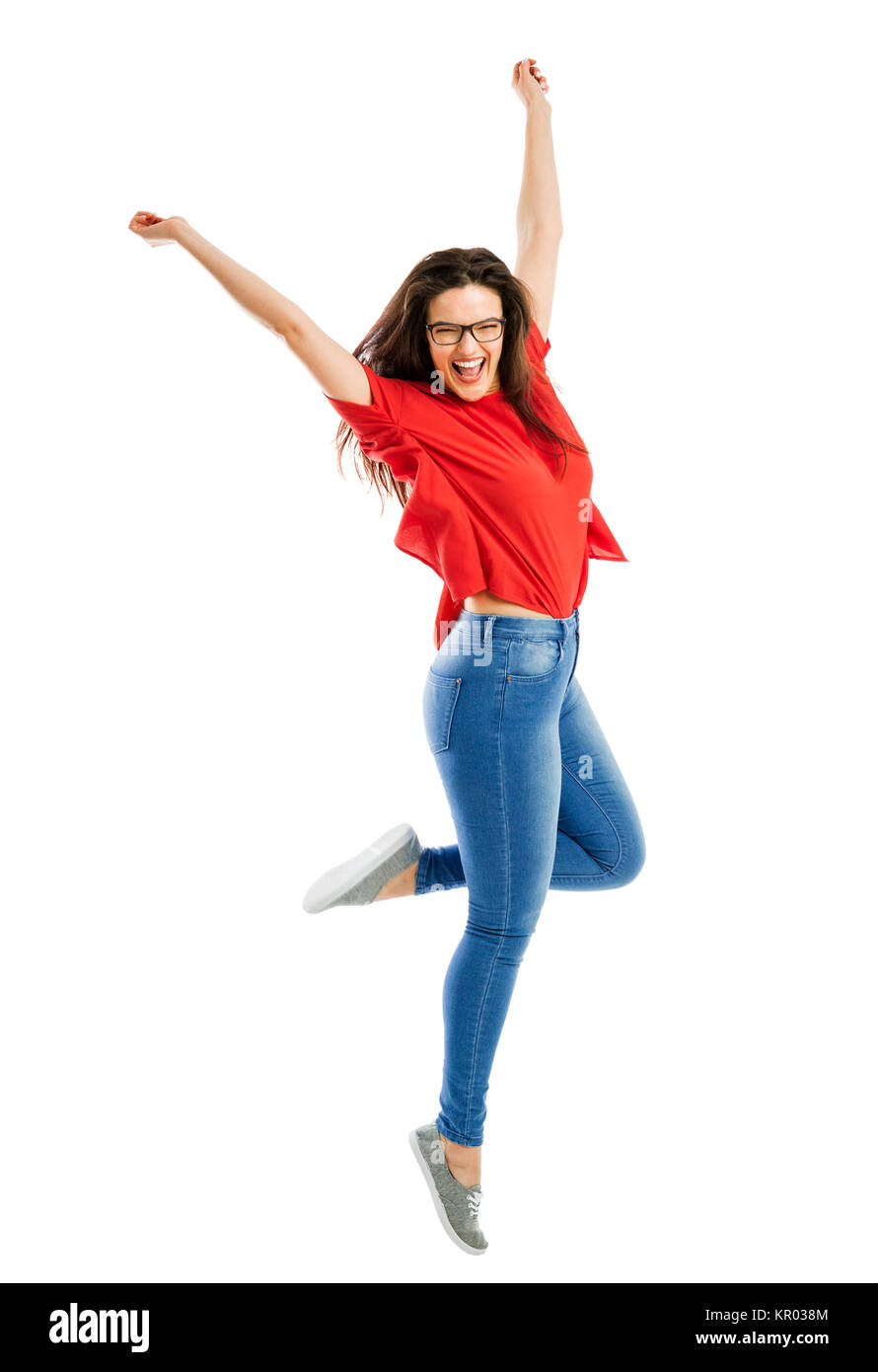 Beautiful hispanic woman look Cut Out Stock Images & Pictures - Alamy