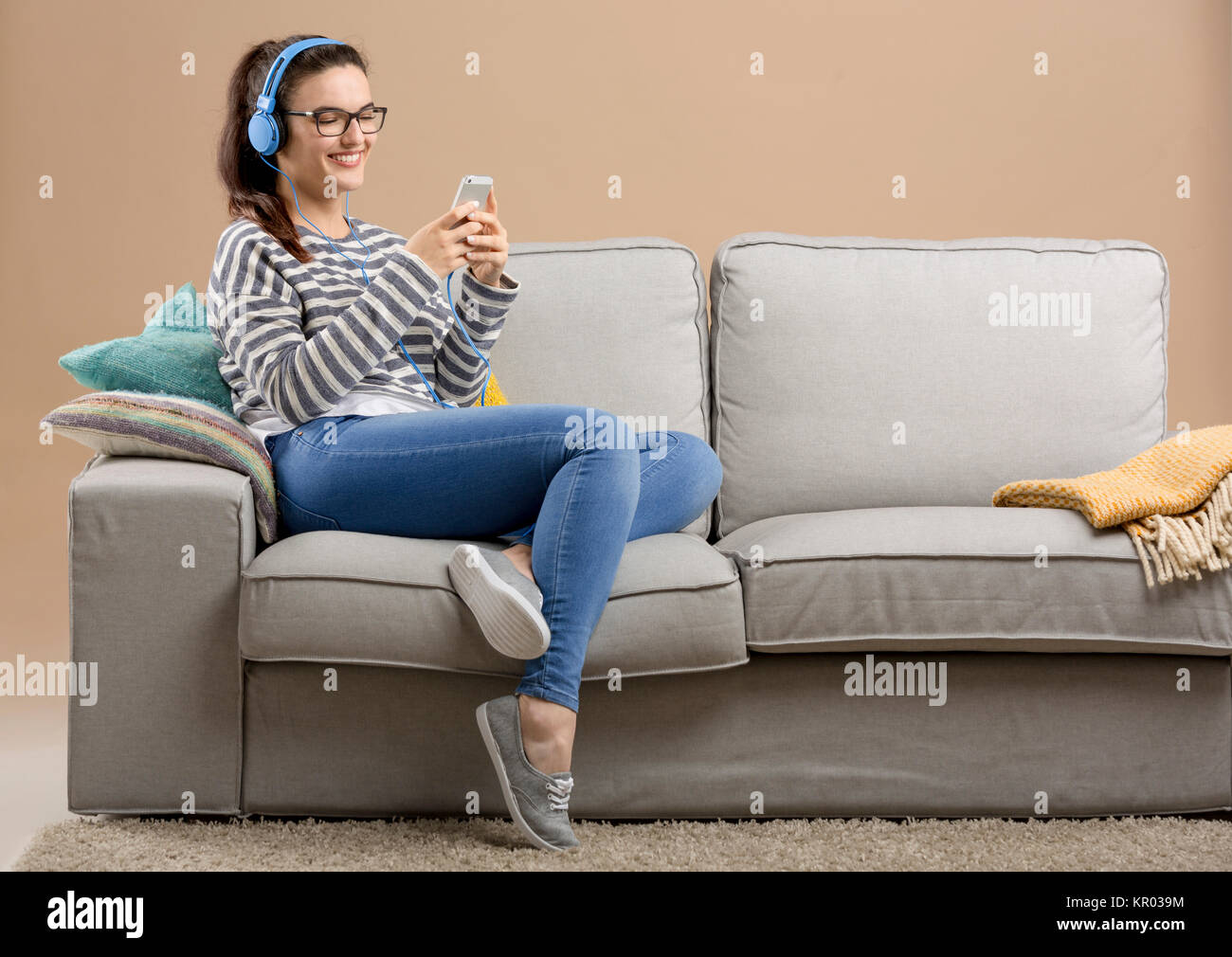 Relax at home Stock Photo - Alamy