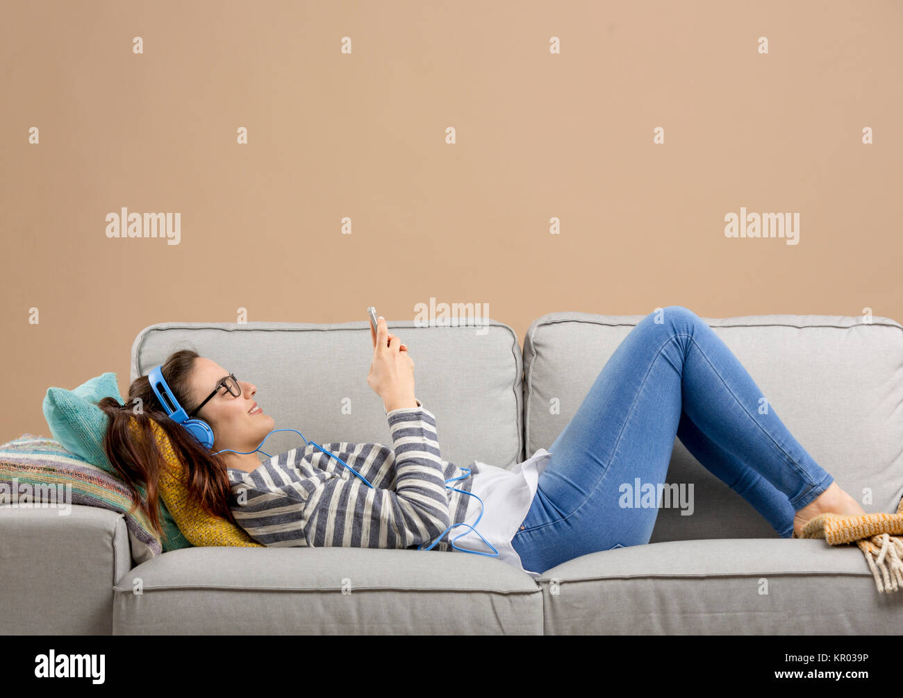 Relax at home Stock Photo - Alamy