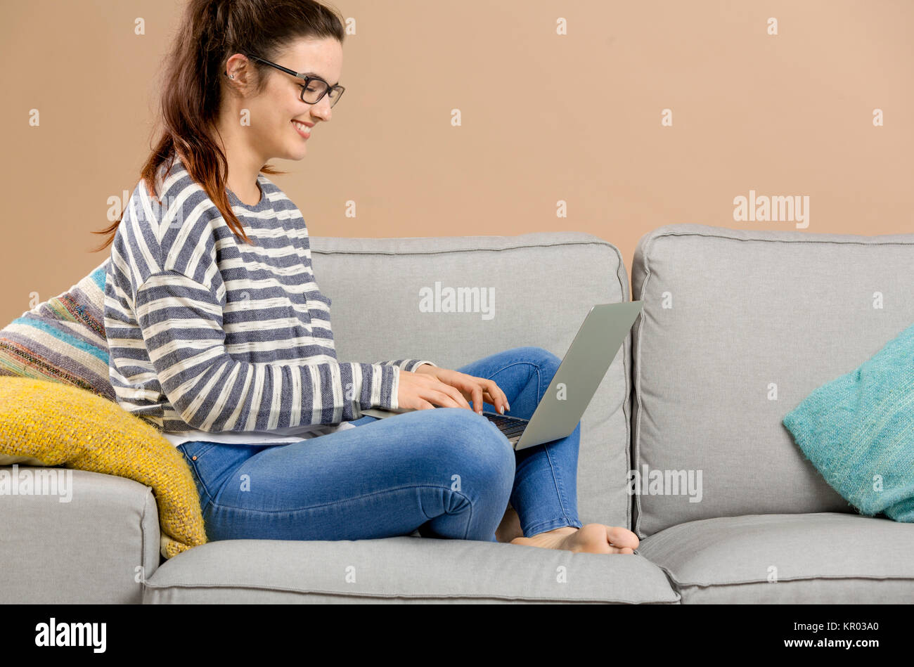 Working at home Stock Photo - Alamy