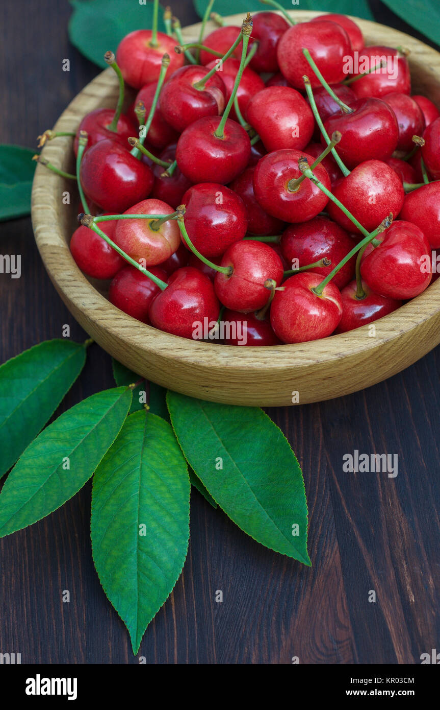 Red and pink cherry Stock Photo - Alamy