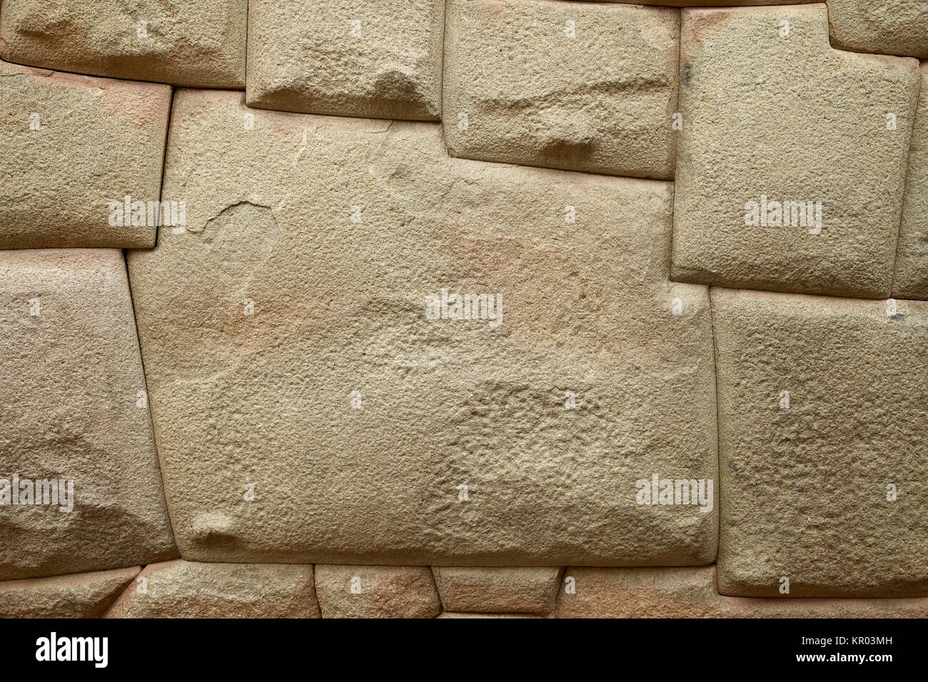 Inca Stone of 12 Angles in Cusco Peru Stock Photo - Alamy