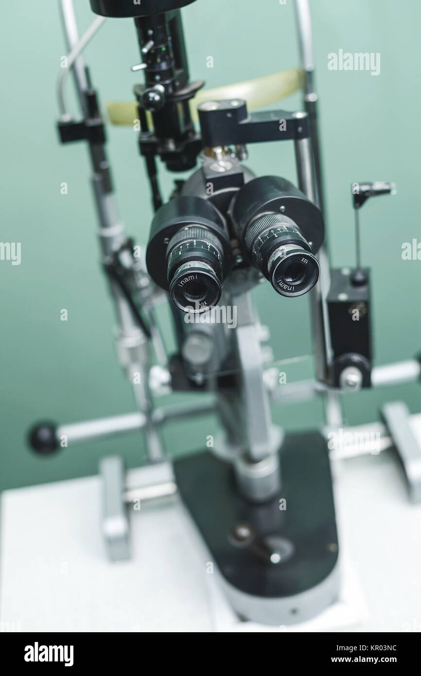 Medical Optometrist Equipment Used Eye High Resolution Stock ...
