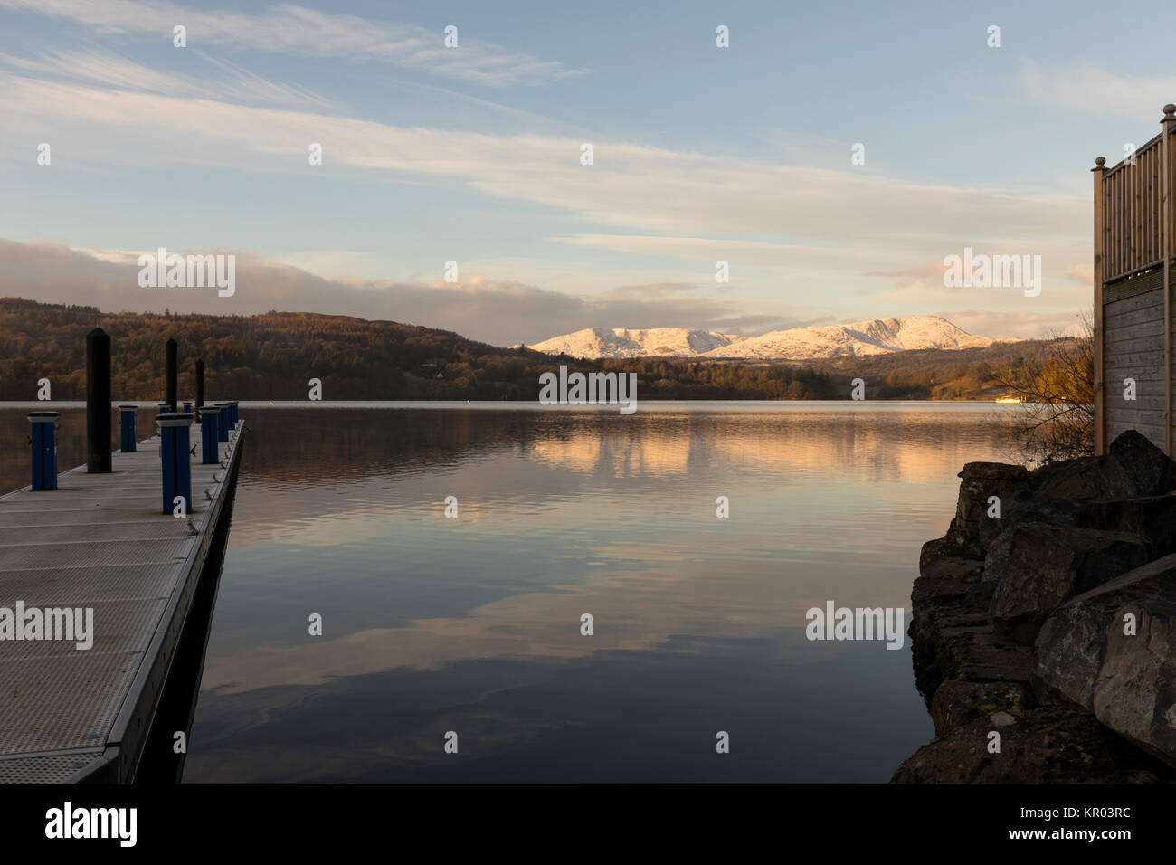 Lake Windermere Winter 2017 Stock Photo - Alamy