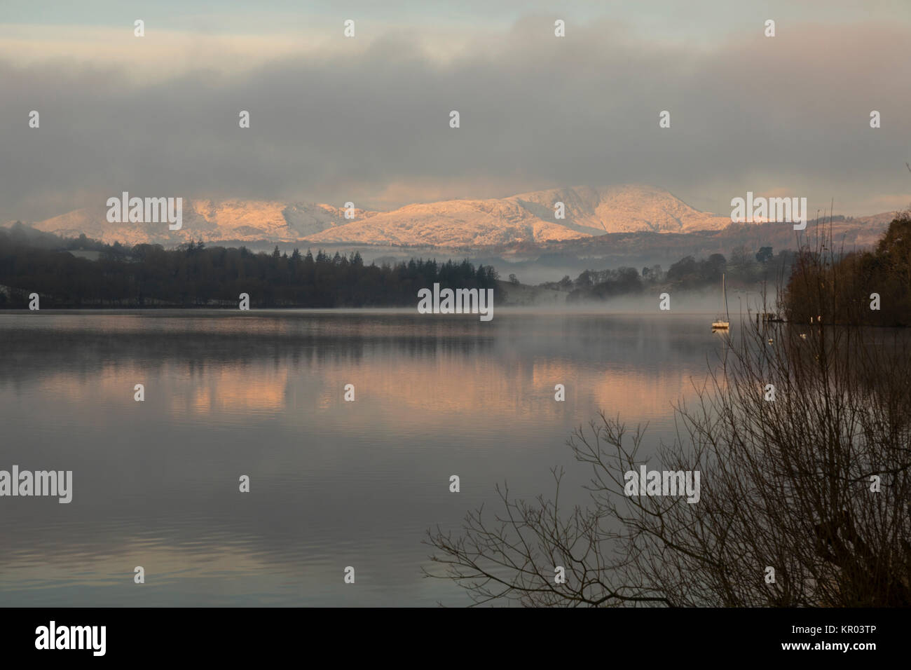 Lake Windermere Winter 2017 Stock Photo - Alamy