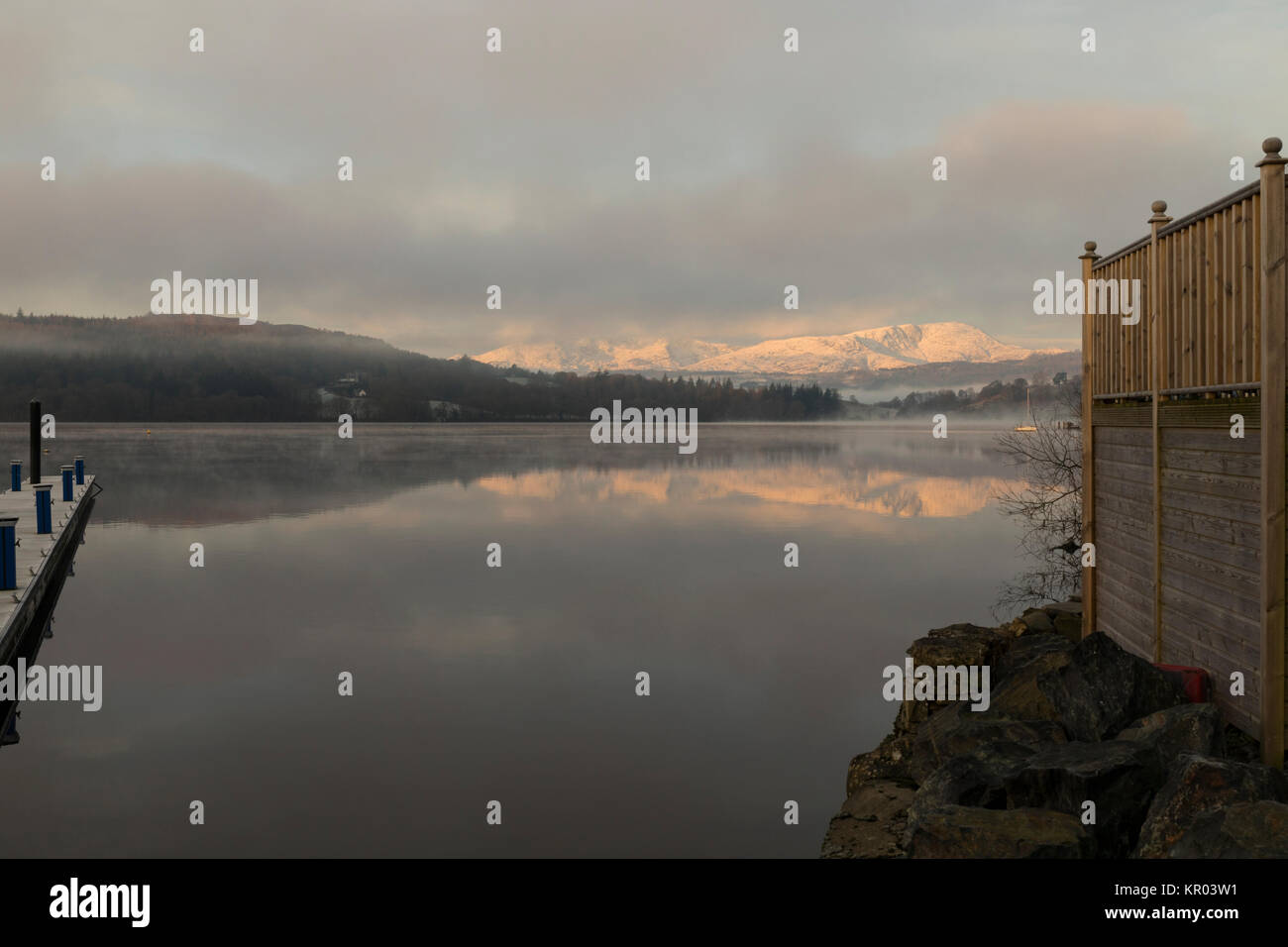Lake Windermere Winter 2017 Stock Photo - Alamy