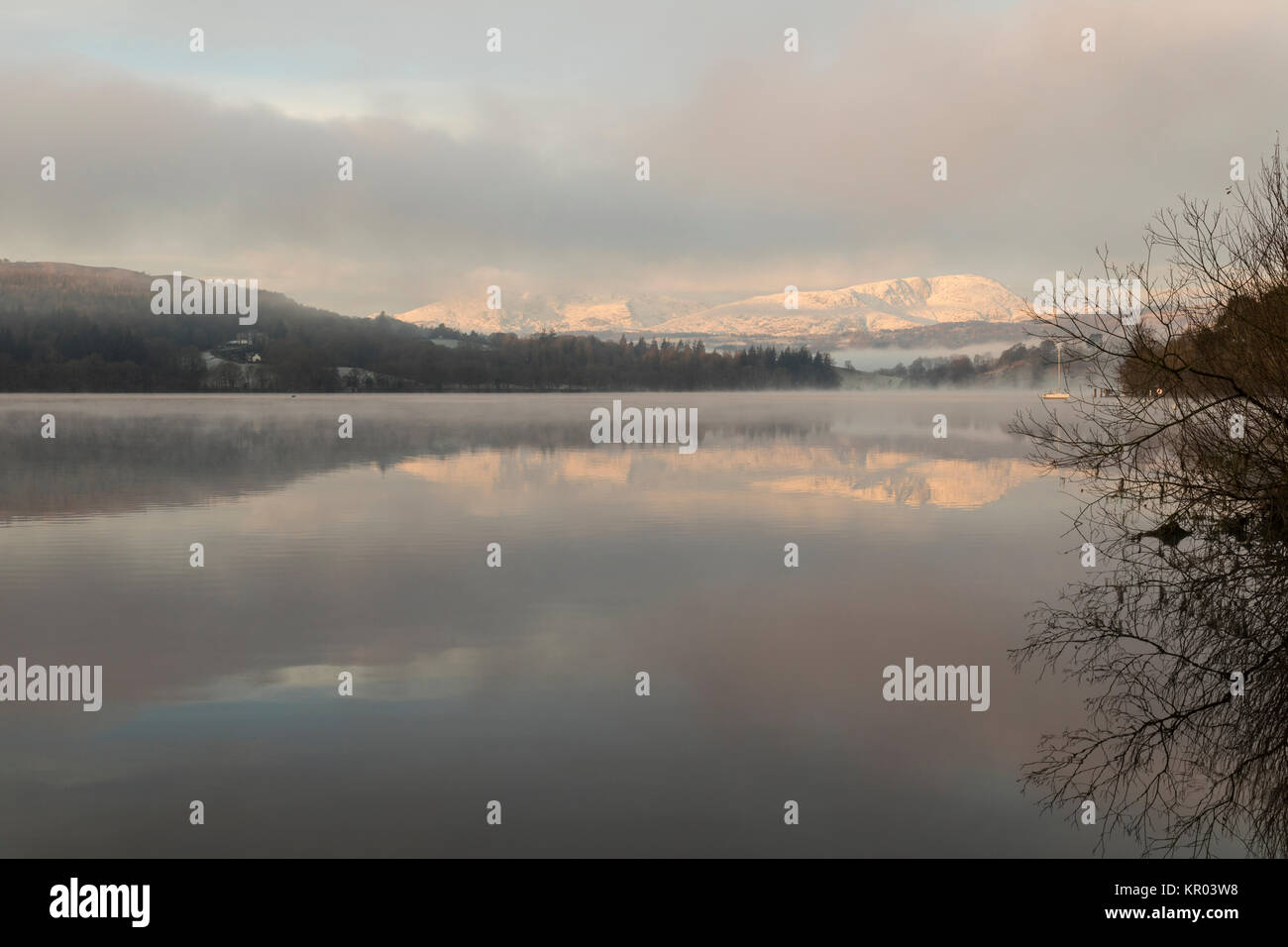 Lake Windermere Winter 2017 Stock Photo - Alamy