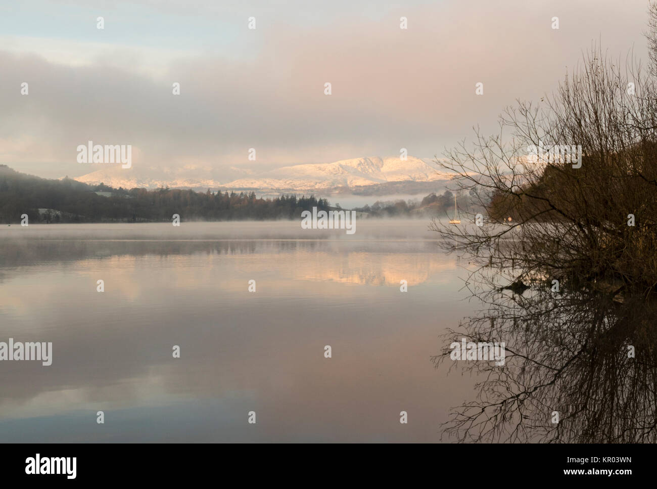 Lake Windermere Winter 2017 Stock Photo - Alamy