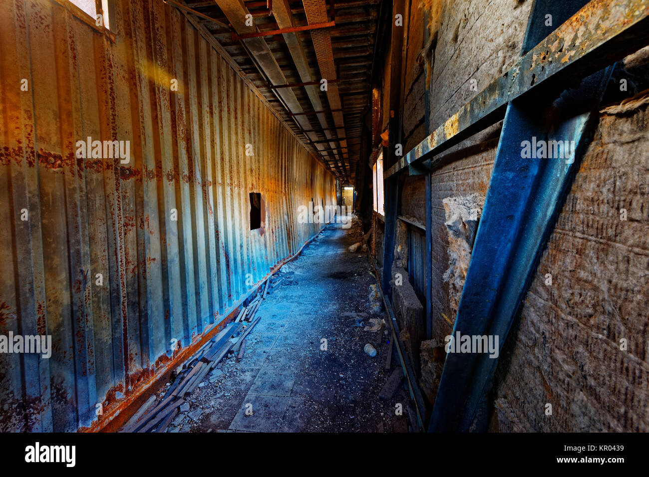 Old broken roof inside hi-res stock photography and images - Alamy