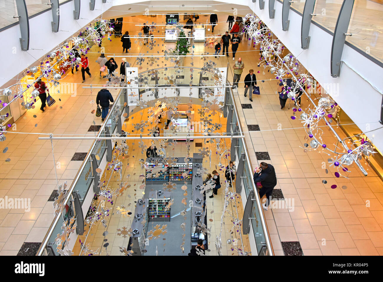 Birds Eye View Of Shopping Mall High Resolution Stock Photography and ...